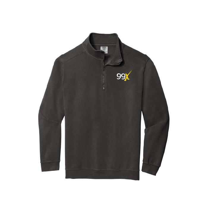 The 99X Q-Zip Garment-Dyed Sweatshirt – The 99X Store